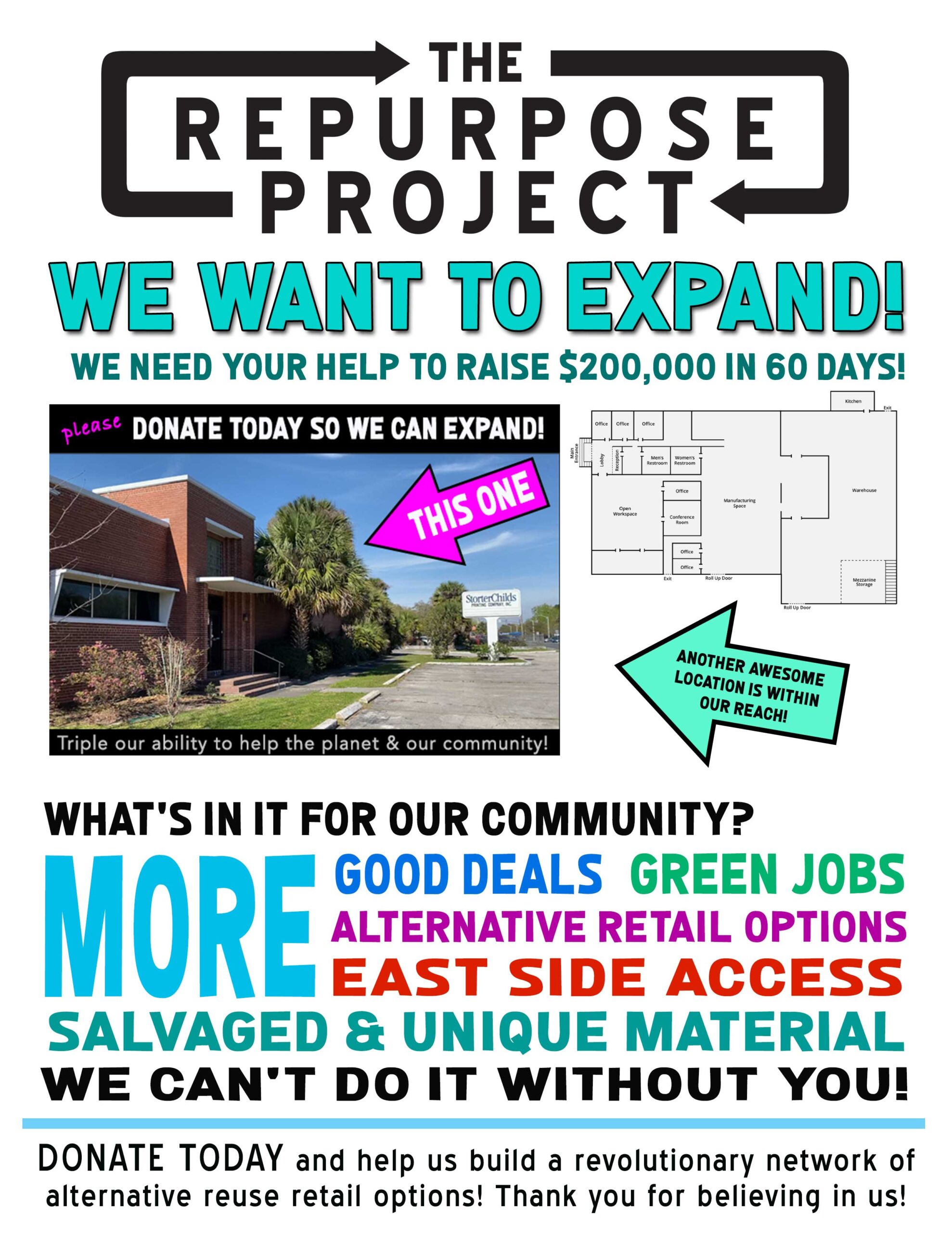 Fundraiser - thrift store, salvage store, reuse big box store in ...